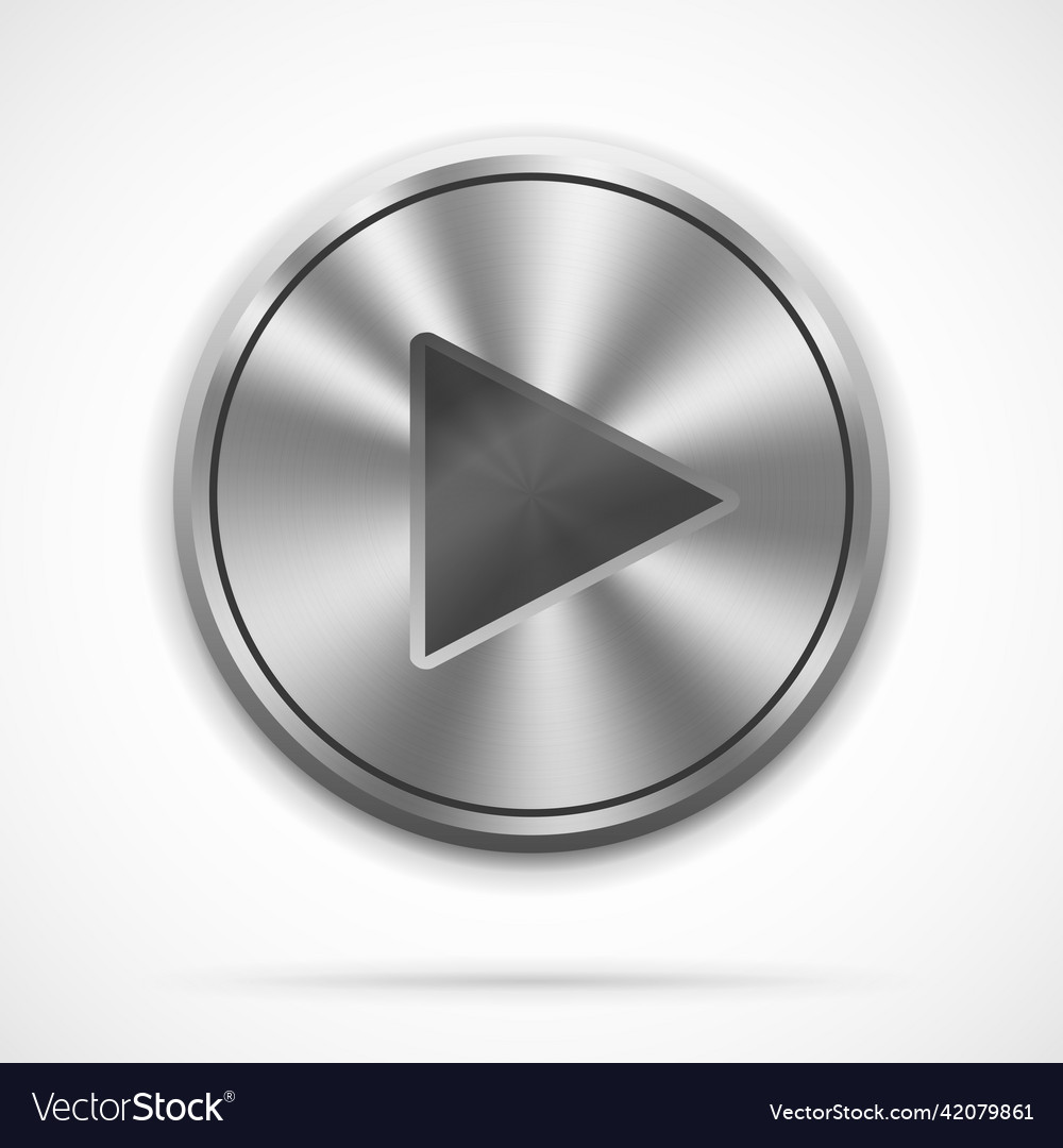 Play button Royalty Free Vector Image - VectorStock
