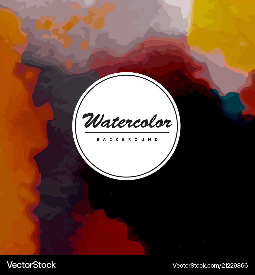 Abstract watercolor background Royalty Free Vector Image