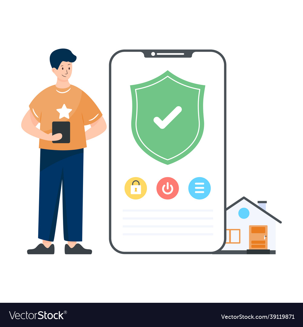 Access control system Royalty Free Vector Image