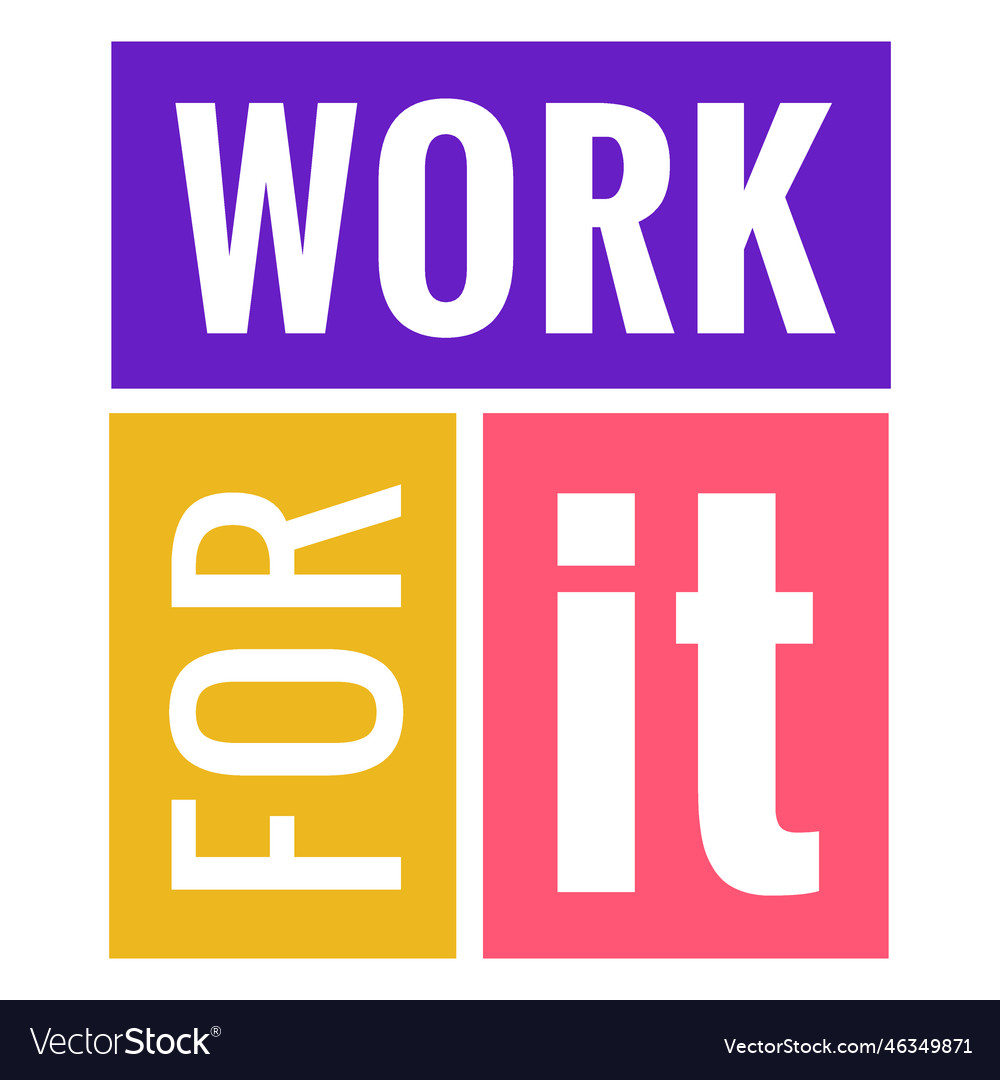 Badge work Royalty Free Vector Image - VectorStock