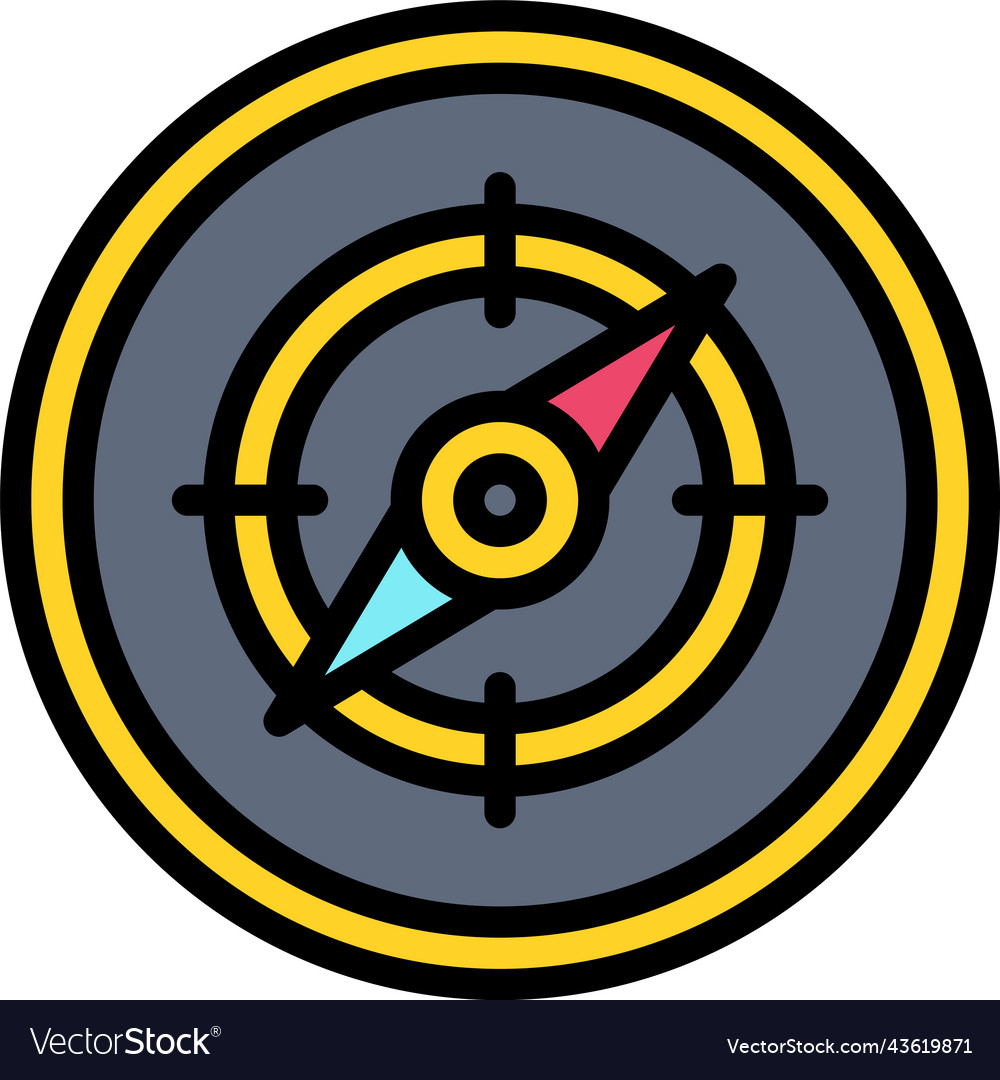Compass icon location map and navigation Vector Image