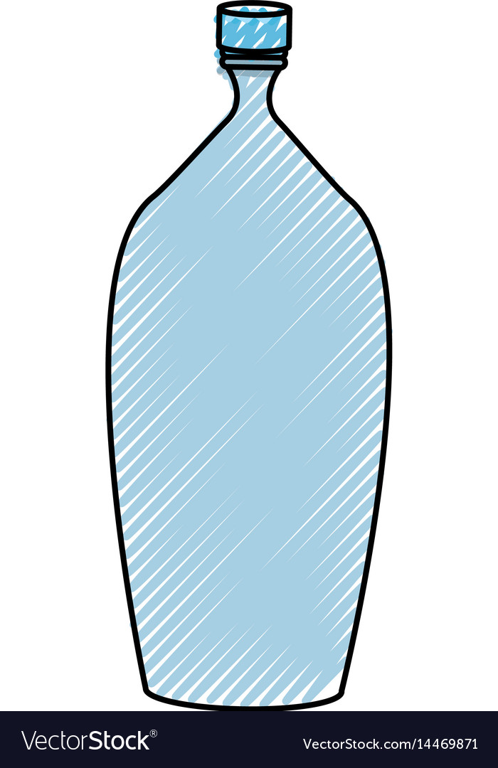 Empty plastic bottle Royalty Free Vector Image