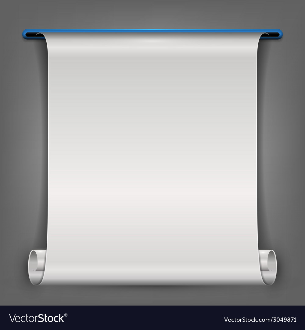 Printed paper Royalty Free Vector Image - VectorStock