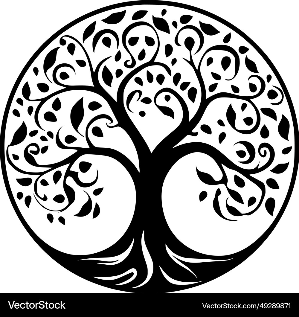 Tree - high quality logo ideal for t-shirt Vector Image