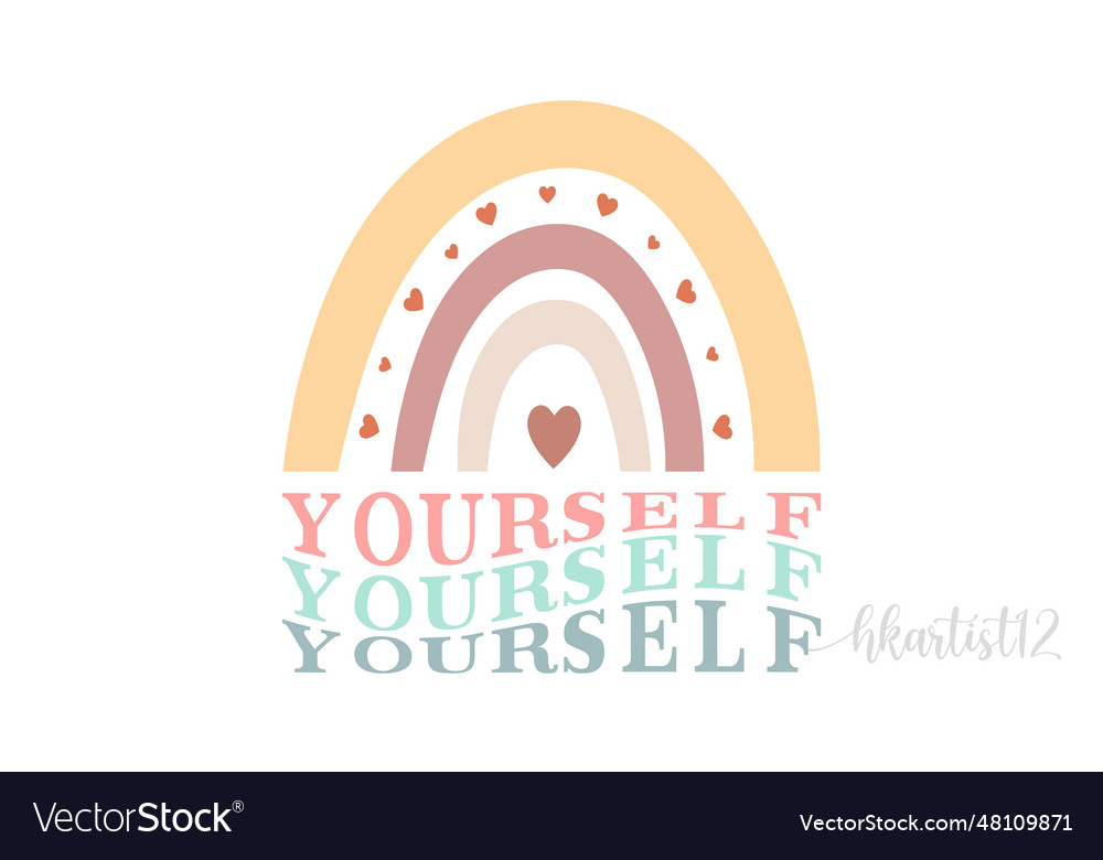 Yourself Royalty Free Vector Image - VectorStock