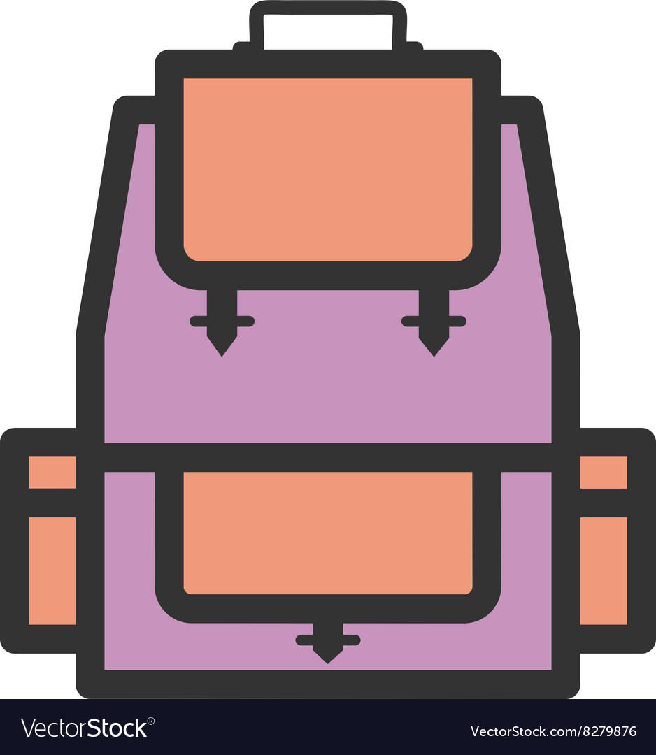 Backpack Royalty Free Vector Image - VectorStock