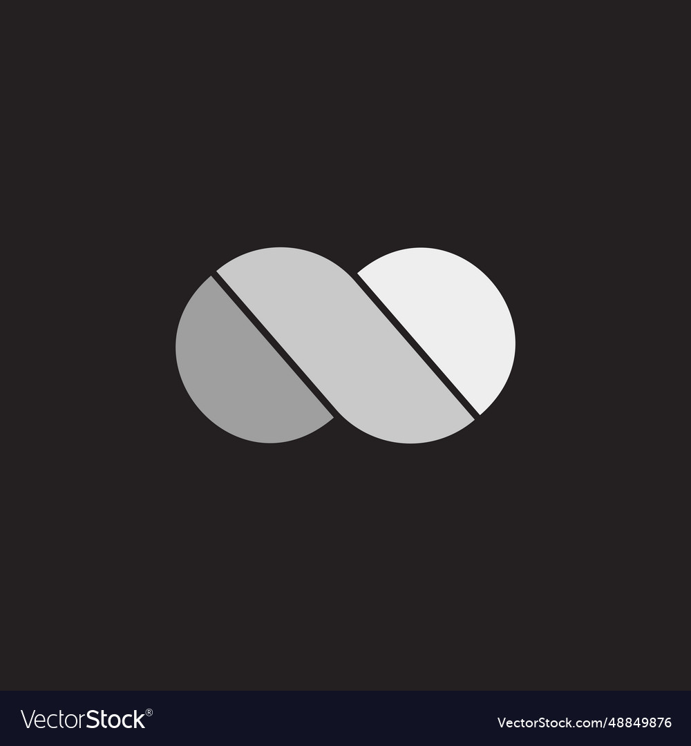 Simple geometric gradient cloud logo Royalty Free Vector
