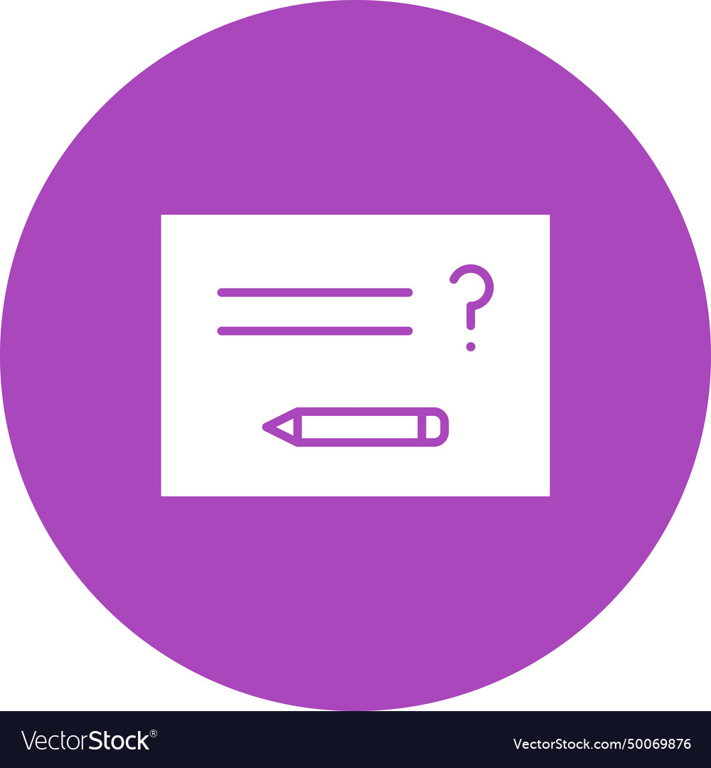 Solving question icon image Royalty Free Vector Image