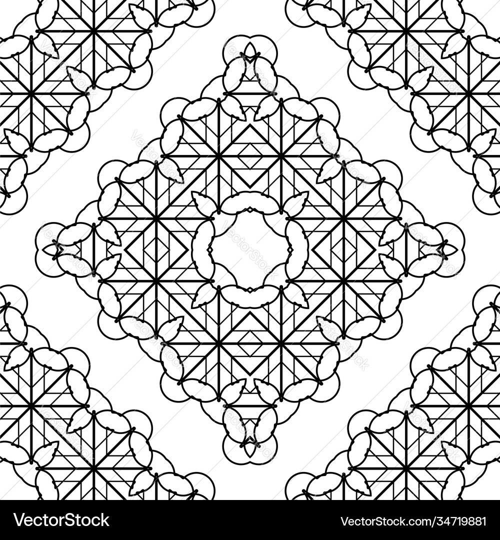 Design seamless decorative lacy pattern Royalty Free Vector