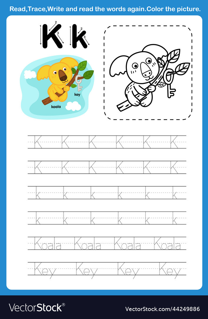 Letter K Words For Kindergarten