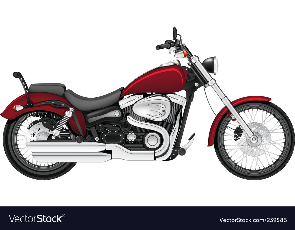 Motorcycle Royalty Free Vector Image - VectorStock