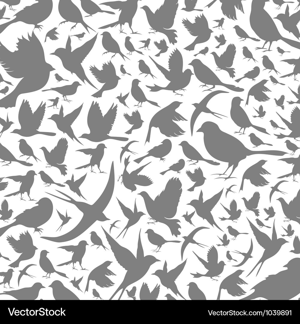 Background of birds3 Royalty Free Vector Image