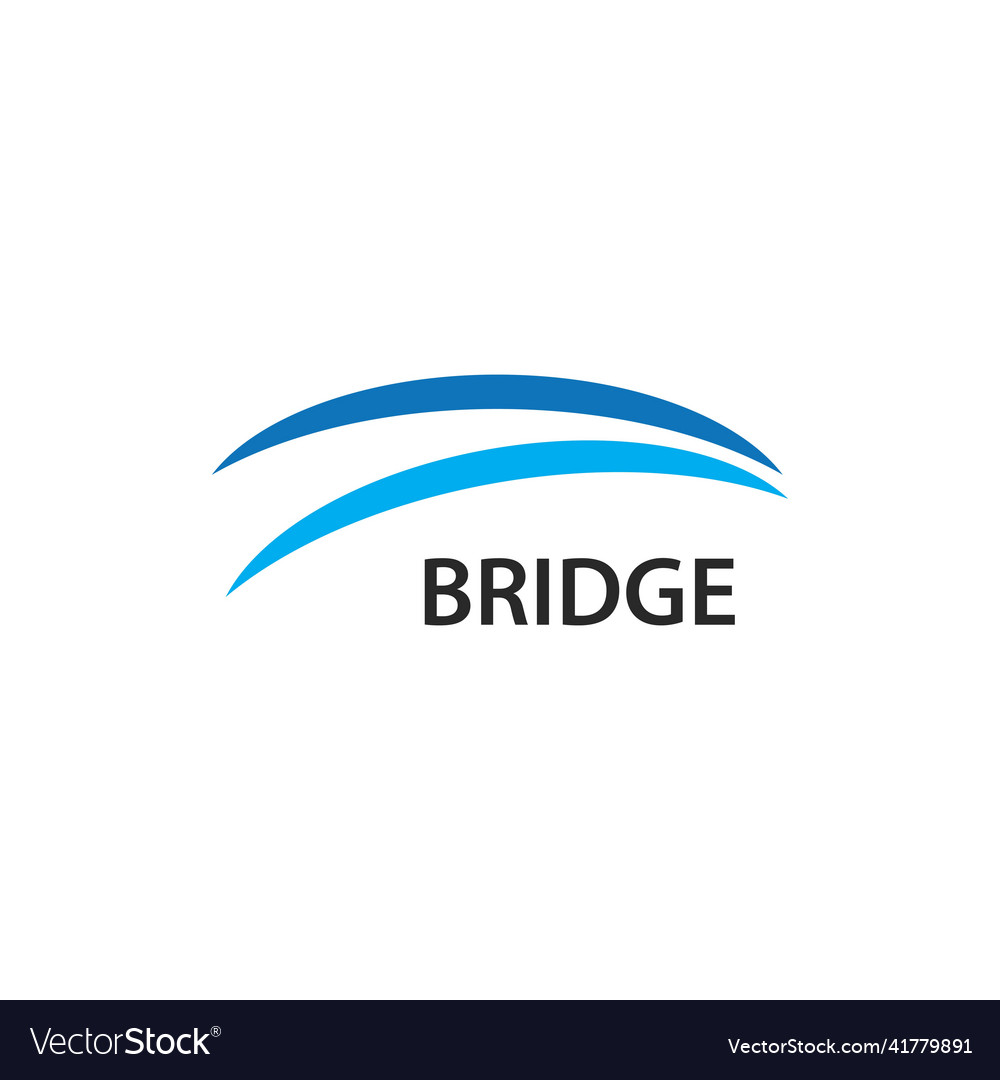 Bridge design Royalty Free Vector Image - VectorStock