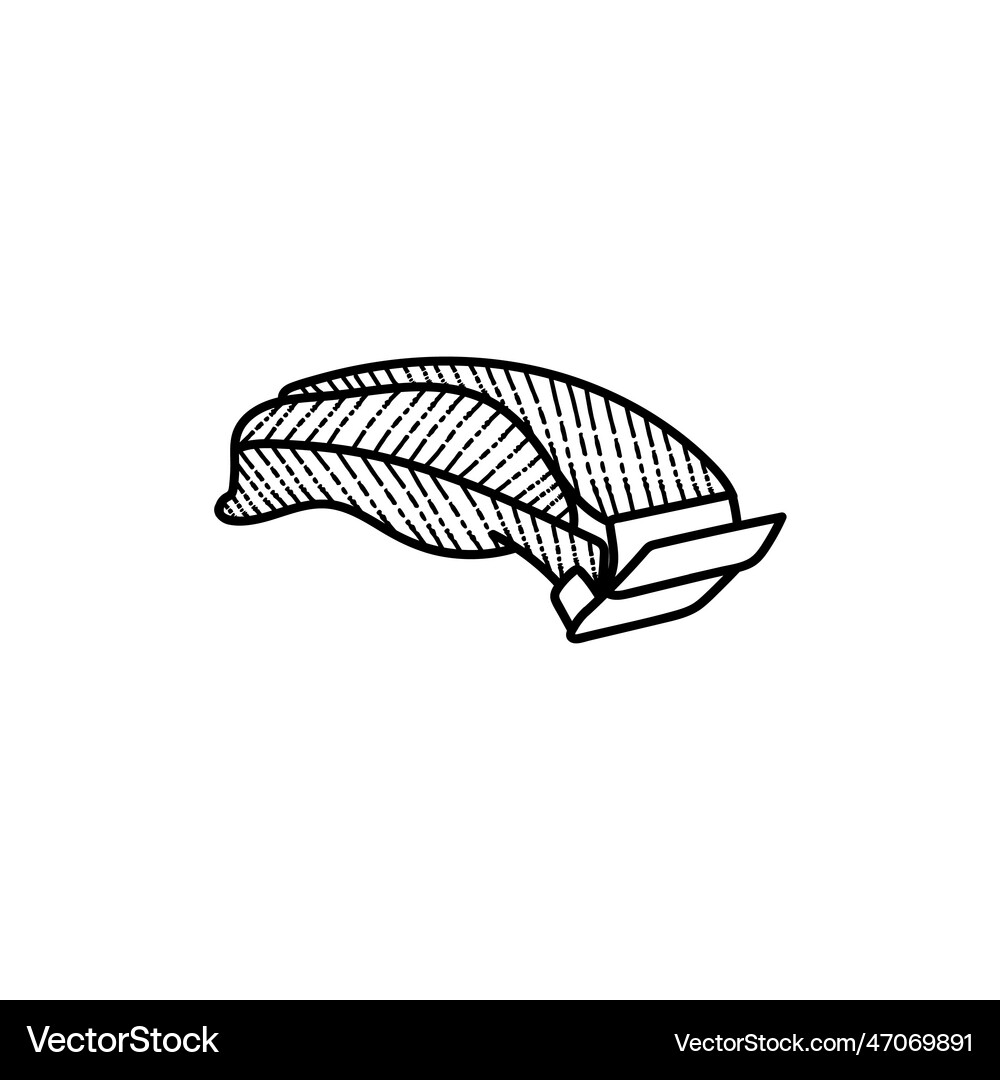 Electric shave machine line art logo Royalty Free Vector