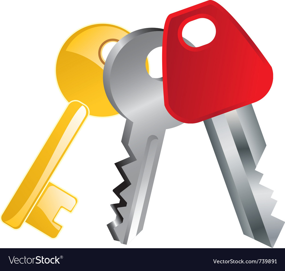 Keys Royalty Free Vector Image - VectorStock