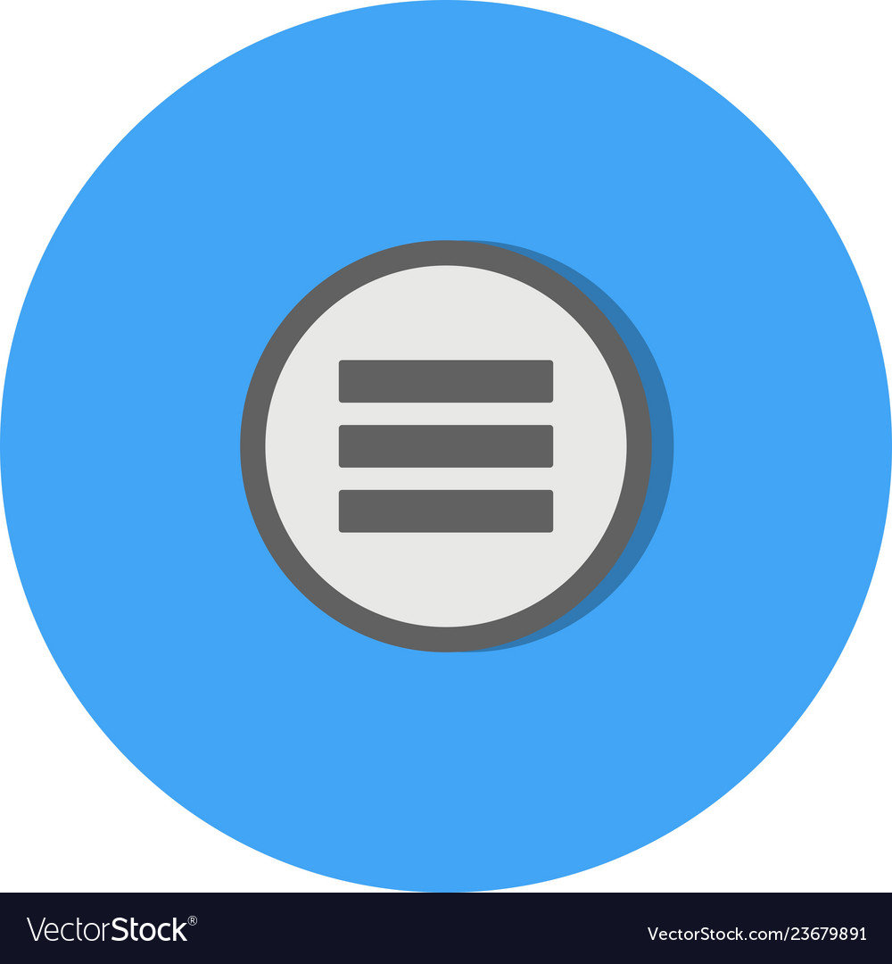 Menu icon Royalty Free Vector Image - VectorStock