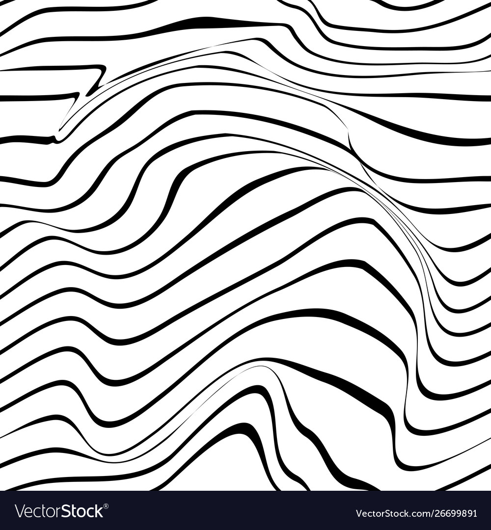 Pattern wavy zebra lines Royalty Free Vector Image