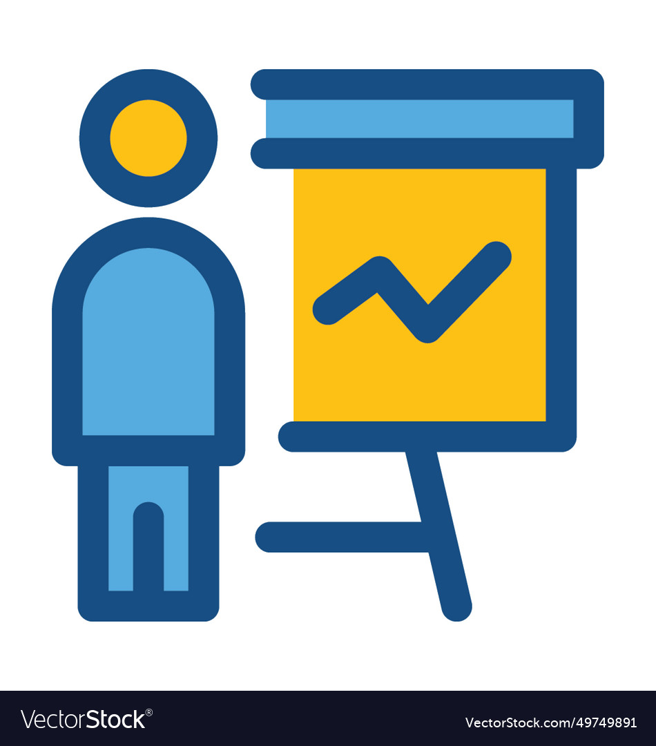 Presentation icon Royalty Free Vector Image - VectorStock