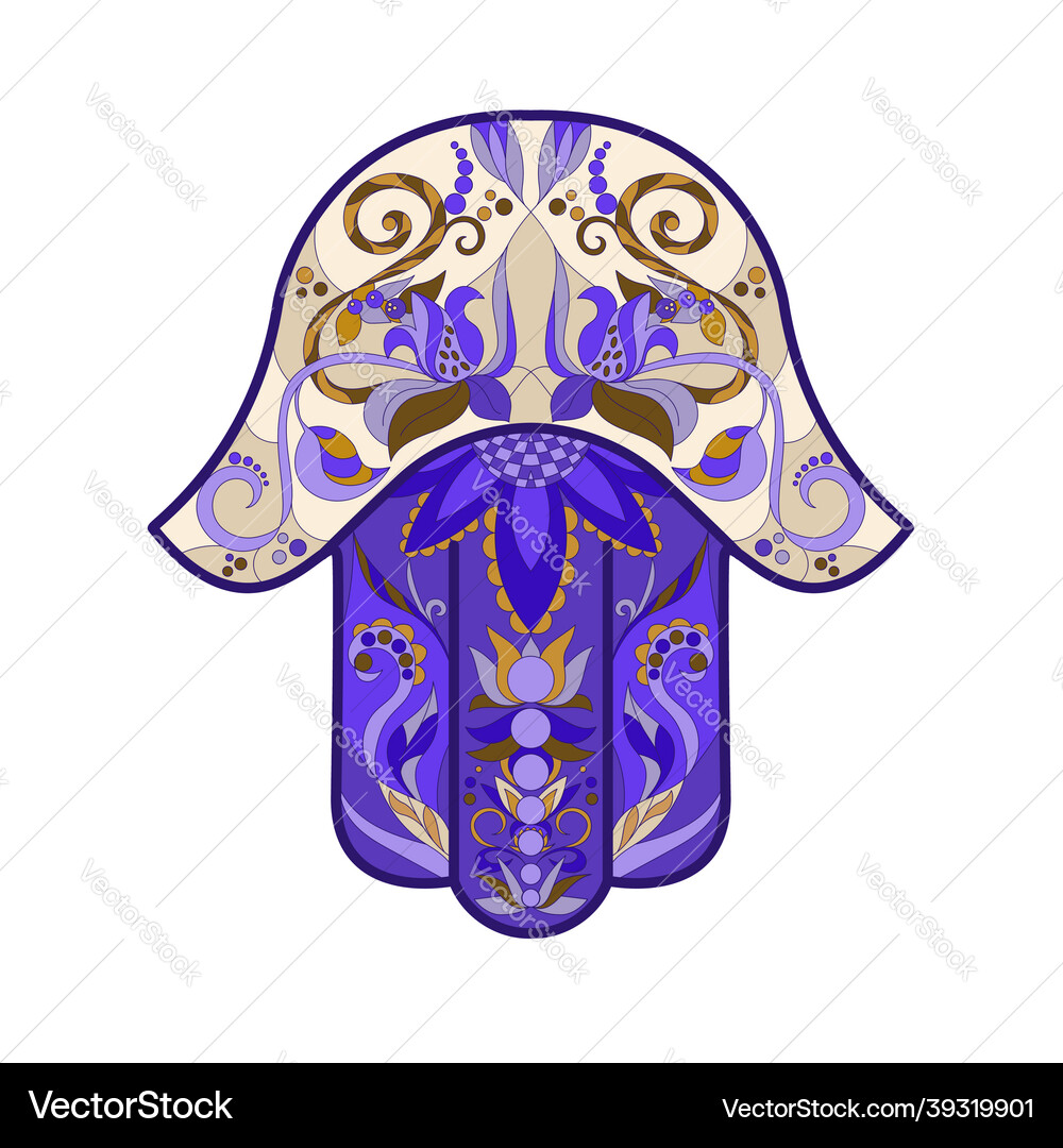 A traditional oriental or indian amulet Royalty Free Vector