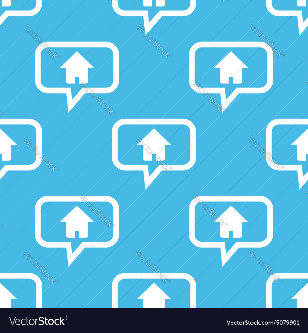 Home message pattern Royalty Free Vector Image