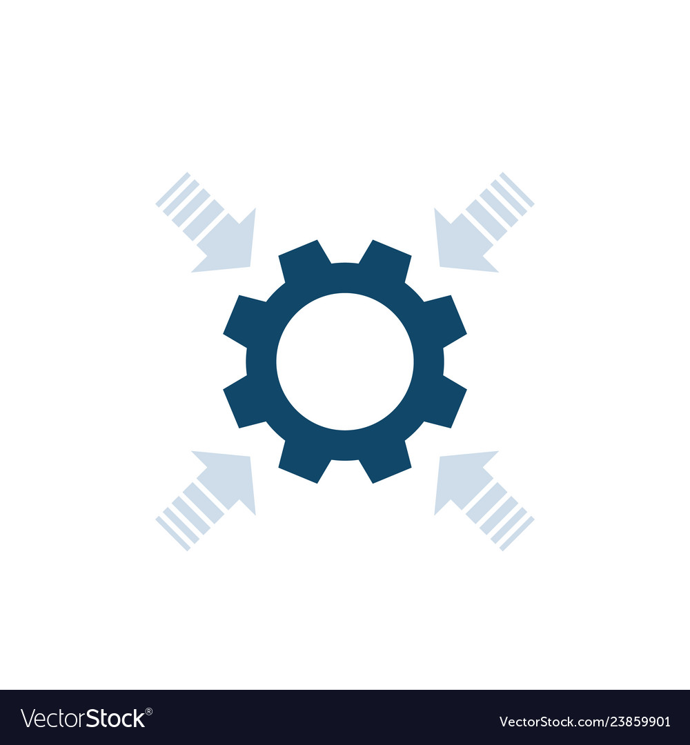 Integration concept icon Royalty Free Vector Image