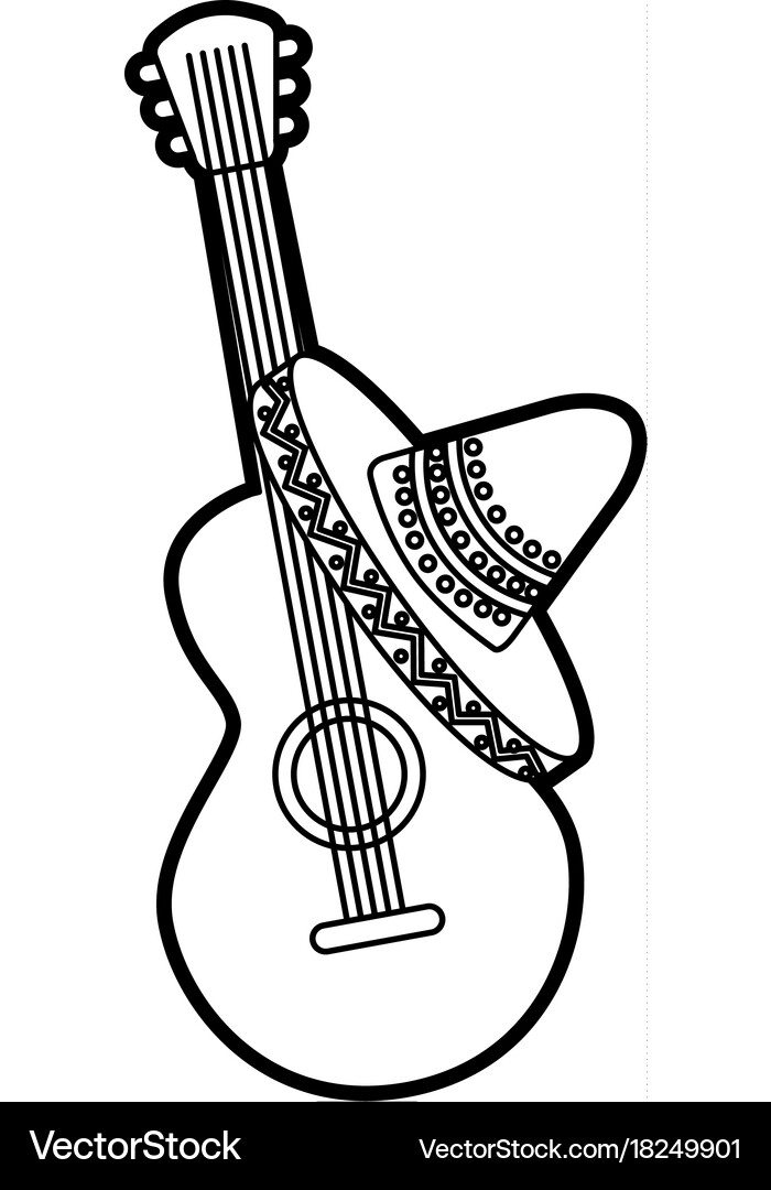 Mexican Musical Instrument Coloring Pages Mandala Maracas Coloring