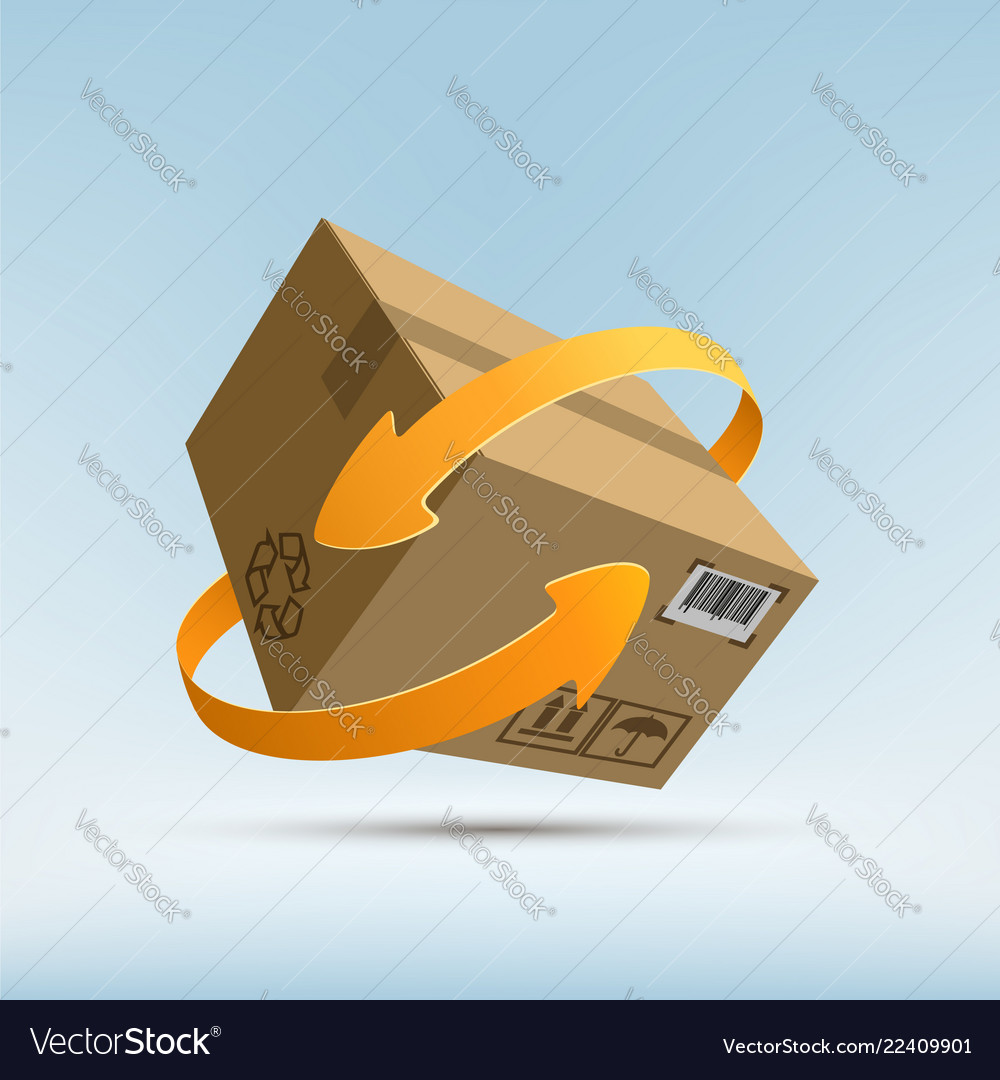 Parcels by mail Royalty Free Vector Image - VectorStock