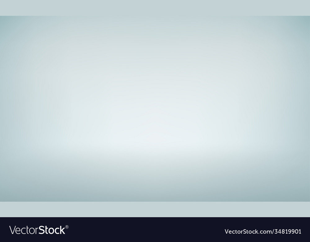 White studio background with spotlight gradient Vector Image