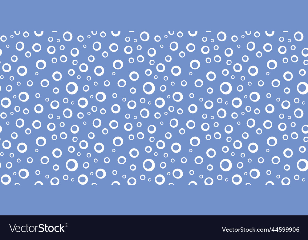 Abstract dotted bubble pattern border background Vector Image