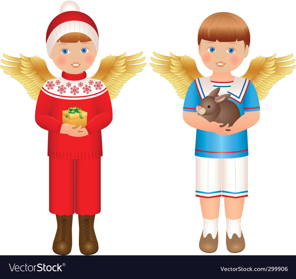 Angels Royalty Free Vector Image - VectorStock