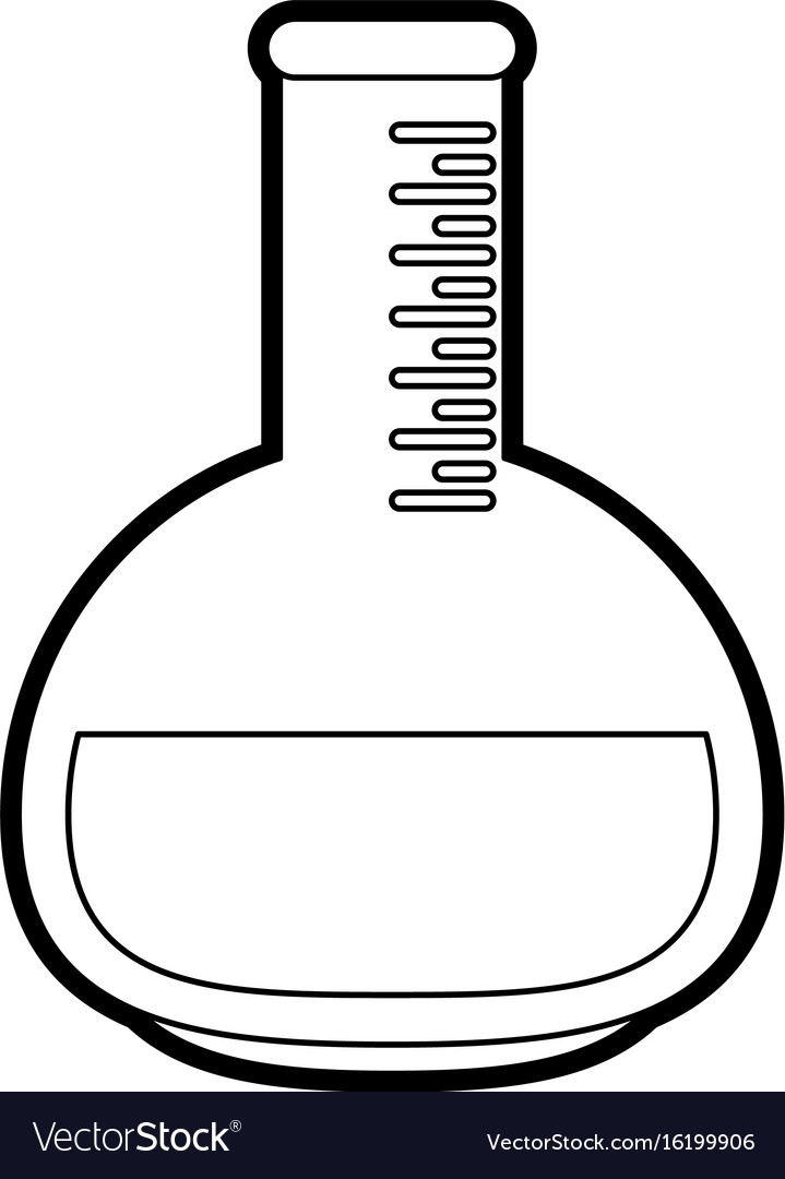 Flask Royalty Free Vector Image - VectorStock