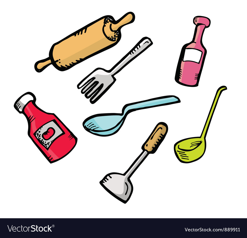 Kitchen ware Royalty Free Vector Image - VectorStock