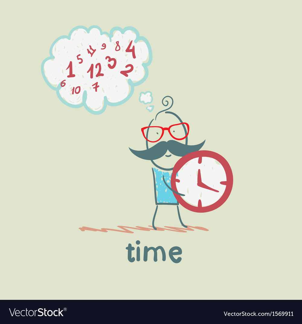Time Royalty Free Vector Image - VectorStock