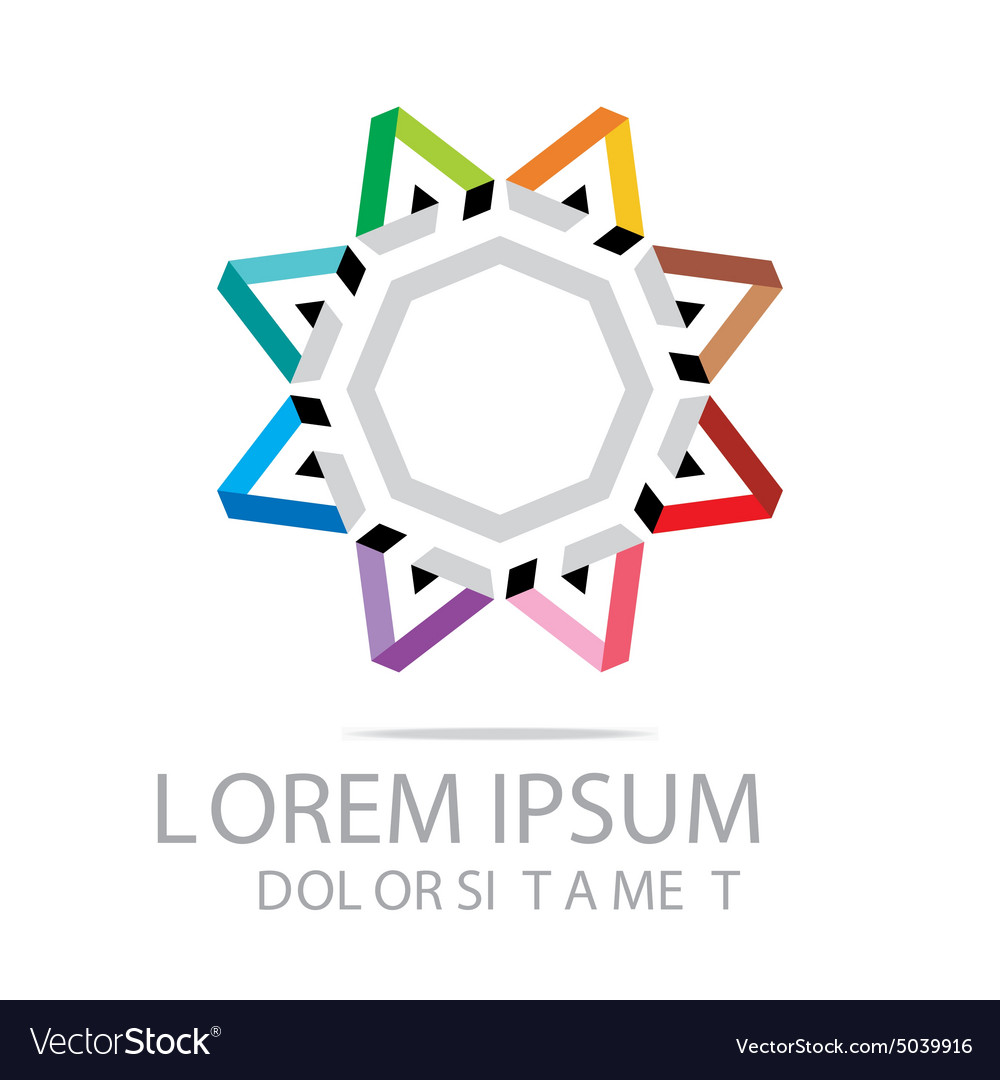 Abstract triangle Royalty Free Vector Image - VectorStock