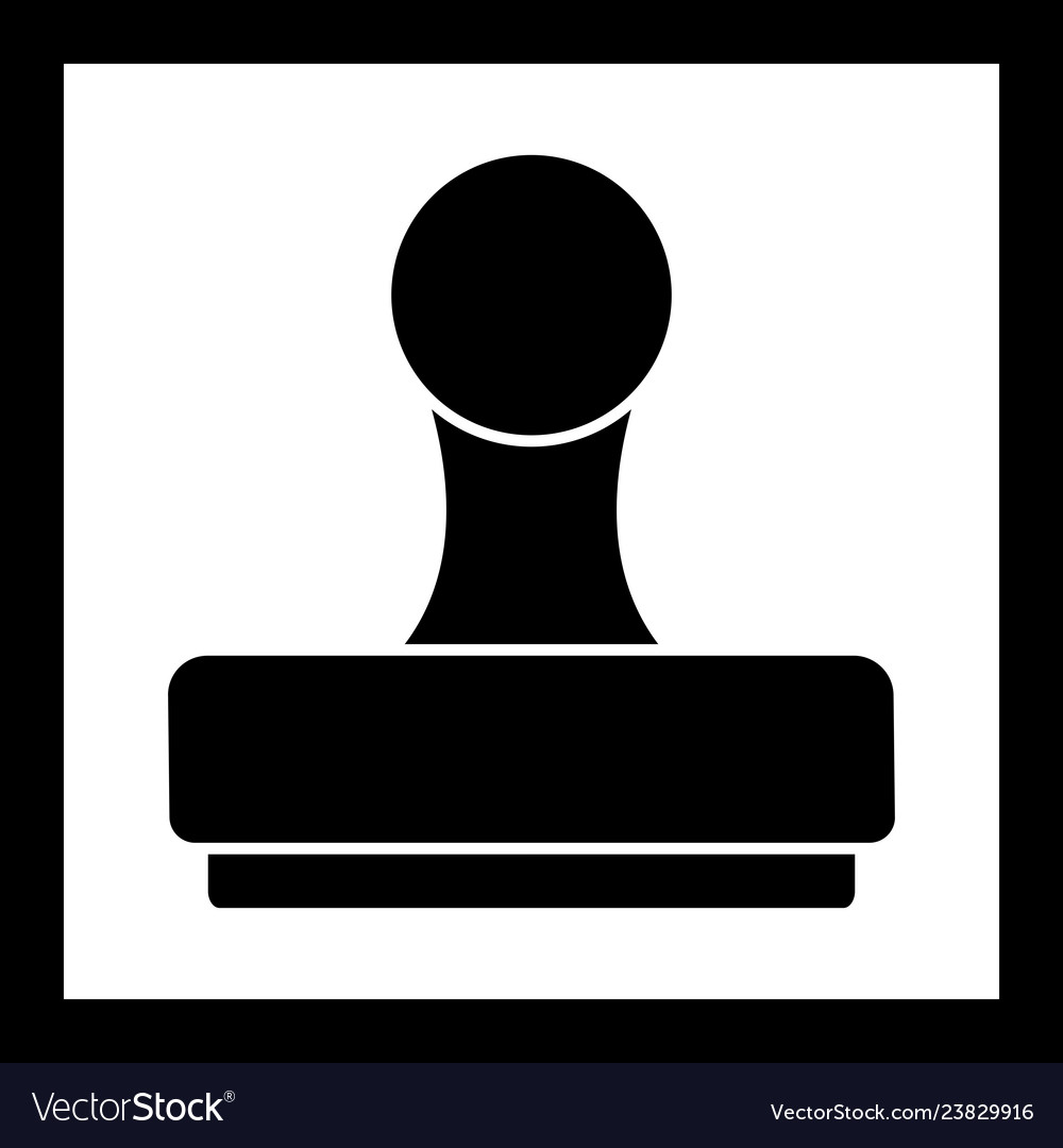 Stamp icon Royalty Free Vector Image - VectorStock