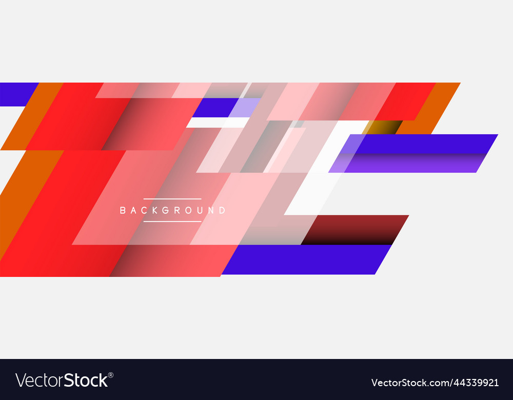 Background abstract overlapping color Royalty Free Vector