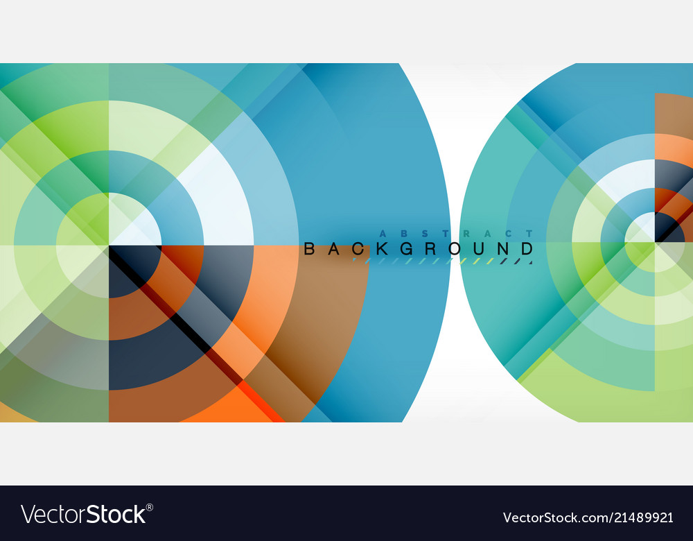 Circle abstract background Royalty Free Vector Image