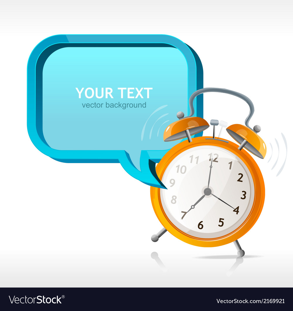 Clock banner Royalty Free Vector Image - VectorStock