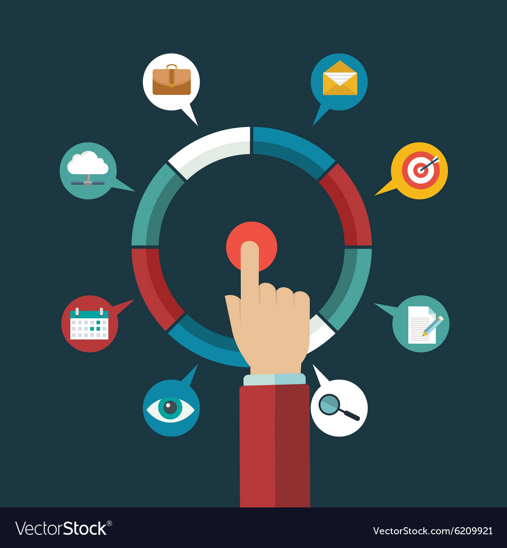 Customer Relationship Management Royalty Free Vector Image