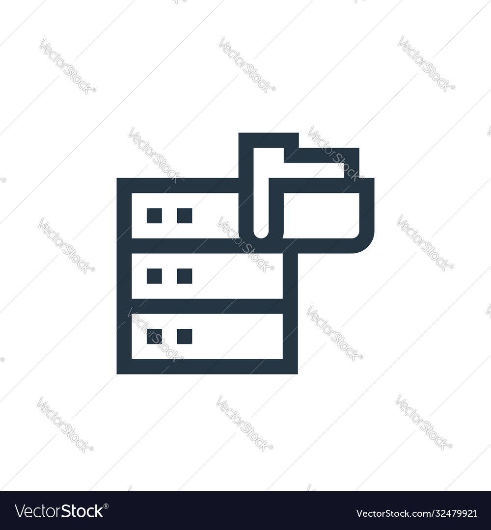 Data transfer icon transfer editable stroke Vector Image
