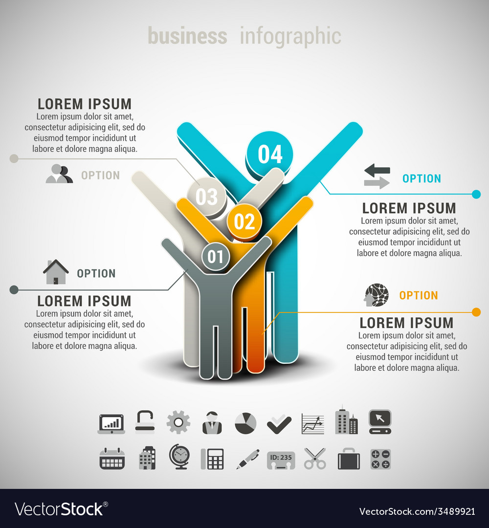 Infographic Royalty Free Vector Image - VectorStock