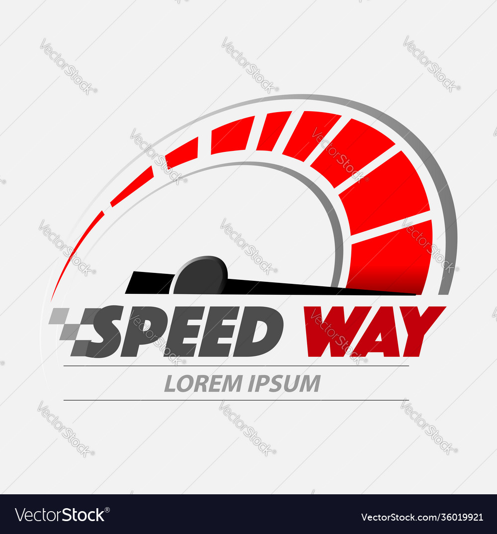 Speed way Royalty Free Vector Image - VectorStock