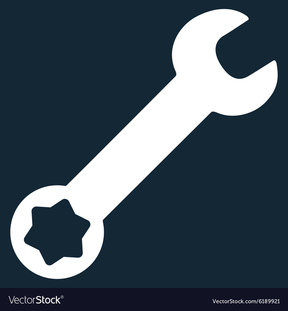 Wrench icon Royalty Free Vector Image - VectorStock