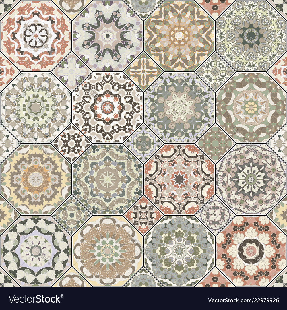 A set of blue tiles Royalty Free Vector Image - VectorStock