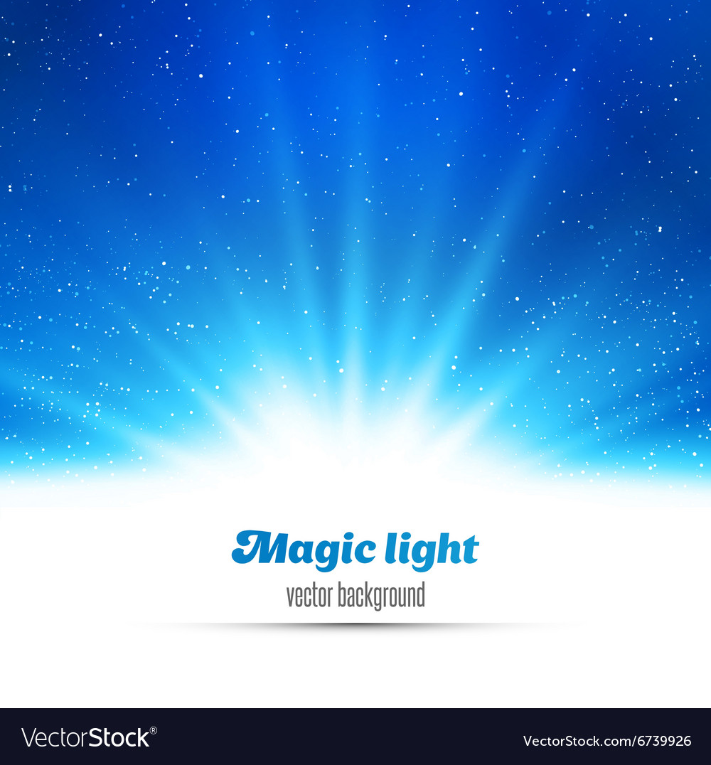 Abstract magic light background Royalty Free Vector Image