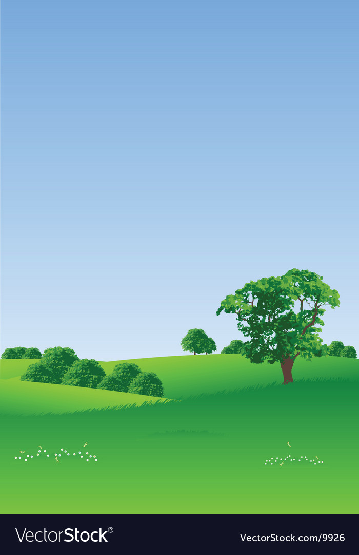 Landscape Royalty Free Vector Image - VectorStock