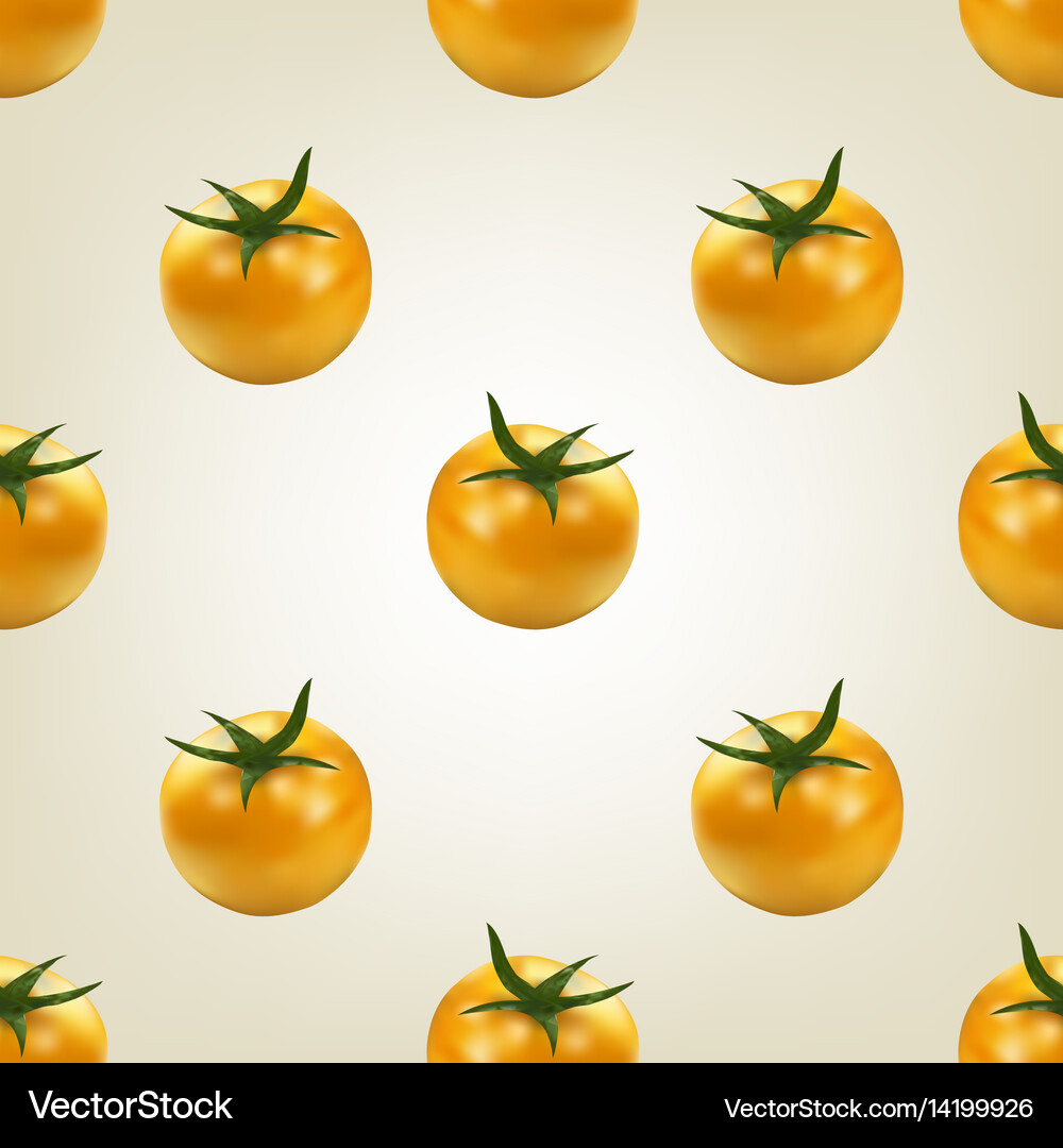 Seamless background of tomato Royalty Free Vector Image