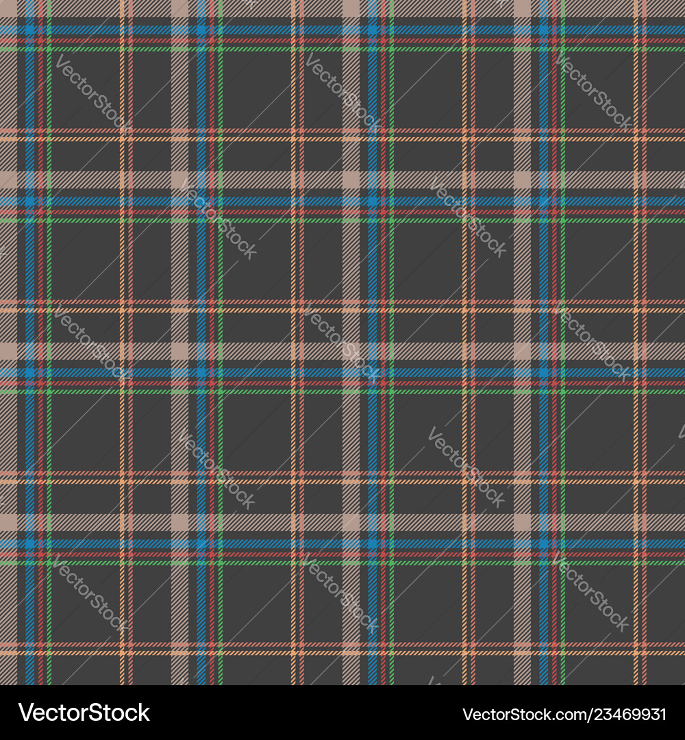 Classic tartan merry christmas seamless patterns Vector Image