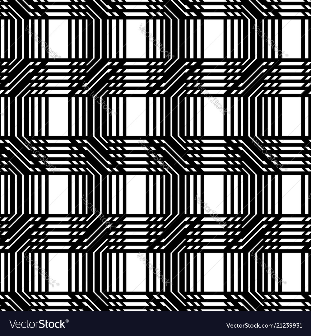 Design seamless monochrome grating pattern Vector Image
