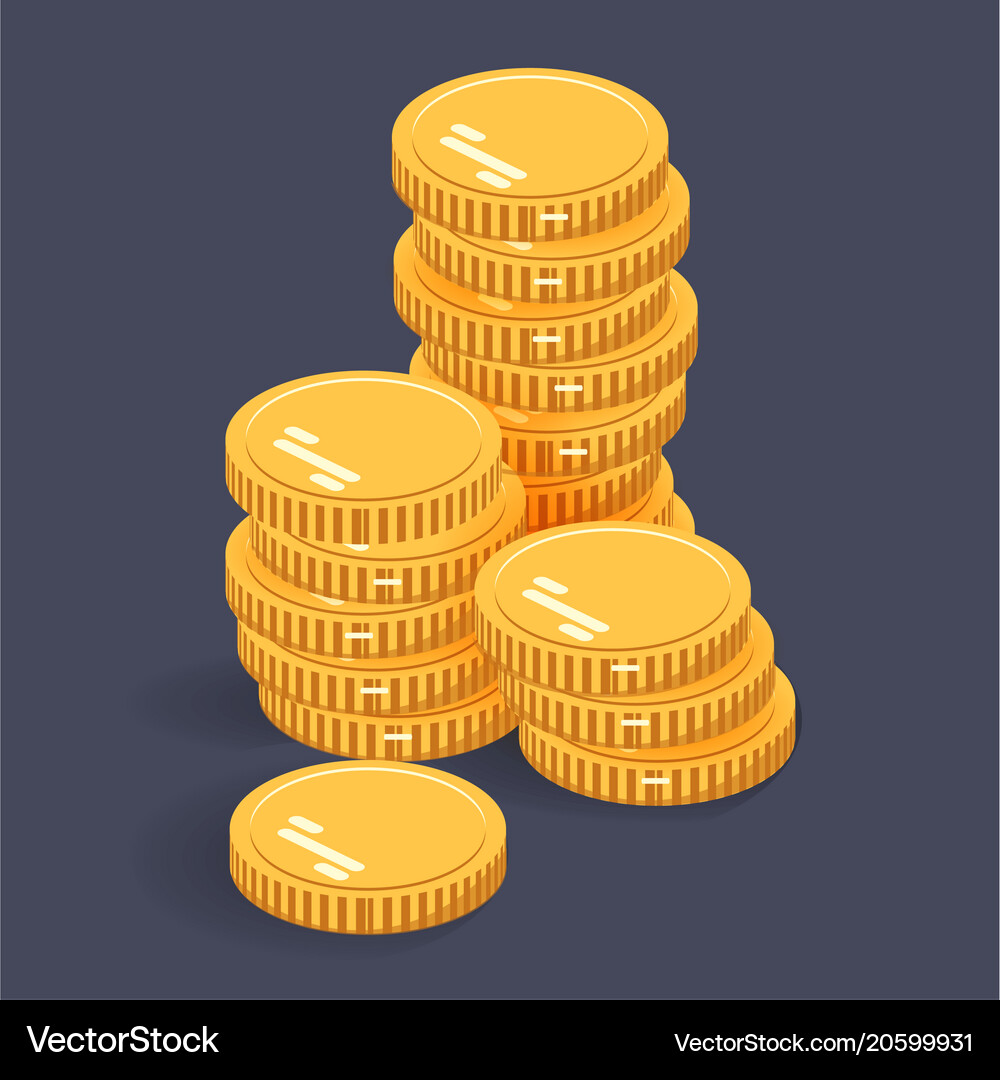 Stack Of Gold Coins Icon